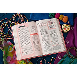 Tyndale NLT Girls Life Application Study Bible, TuTone (LeatherLike, Purple/Teal), NLT Bible with Over 800 Notes and Features, Foundations for Your Faith Sections