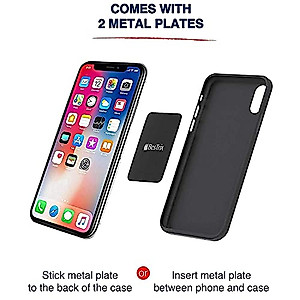 Bestrix Magnetic Phone Car Holder Air Vent | Super Strong Magnet Car Cell Phone Mount - Luxury Design Fits All Smartphones - iPhone 11/11 Pro/Xs/XS Max / 8/7 / 6, Google Pixel, Samsung Galaxy & More