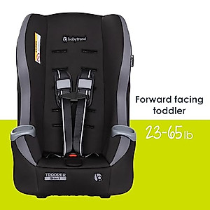 Baby Trend Trooper 3-in-1 Convertible Car Seat, Dash Black