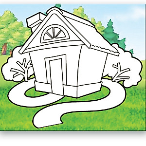 Toykraft: Sand Art Kit House, Sand Art Games, Art Kit for Kids, Games for Kids Ages 7-12, Gift for Girls Boys Ages 7-12, Fantasy Homes