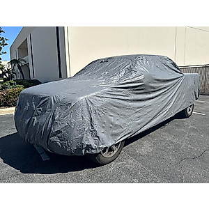 CarsCover Ford F250 F350 F450 Crew Cab 8ft Long Bed Box Premium Truck Car Cover Ironshield Leatherette All Weatherproof 100% Block Sun, Rain, Dust (Crew Cab 8ft Long Bed)