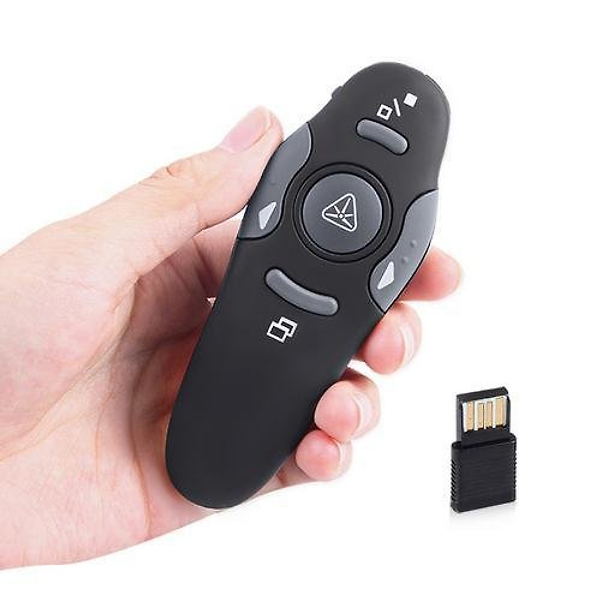 2.4 GHz USB Wireless Presenter Remote Control Laser Pointer Pen Red RF ...