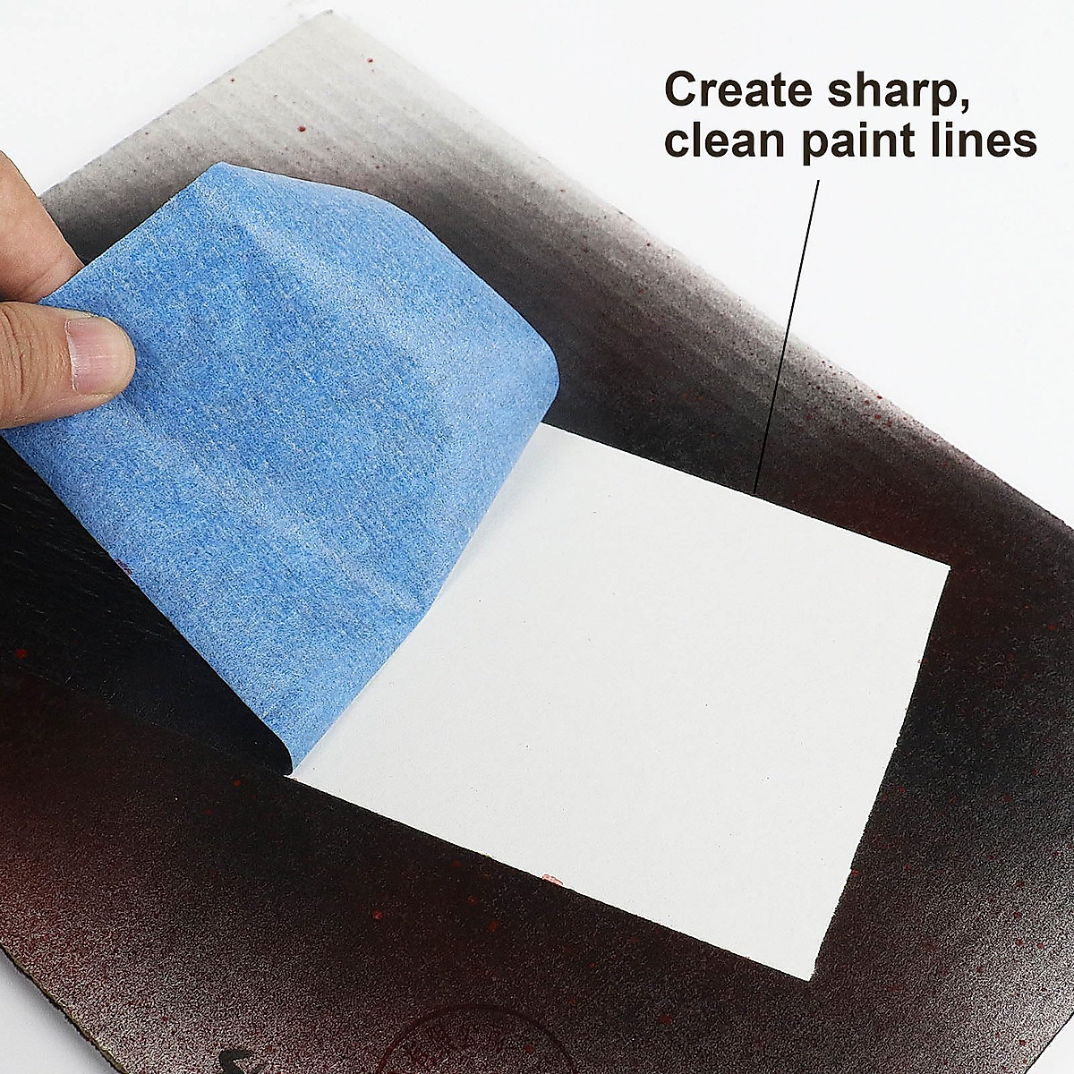 BOMEI PACK Wide Blue Painters Tape 12 Inches x 60 Yards, 3D Tape, 3D Printing Tape for Laser Cutting, 21-Day Clean Removal Wide Masking Tape