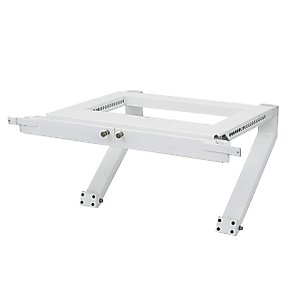 Top Shelf TSB-2438 Universal Heavy Duty Window Air Conditioner AC Support Bracket -Holds Up to 225 lbs., No Drilling or Tools Required, White