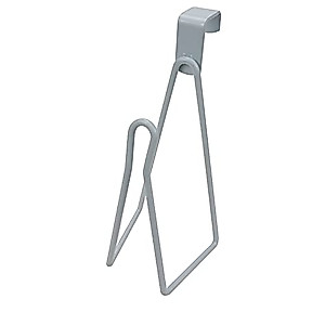 Pastlla 7.08" White Paper Towel Holders Stainless Steel Kitchen Roll Paper Towel Holder Hanger Organizer Rack Under Cabinet Over Door Paper Towel Holder for Kichen Bathroom No Drilling