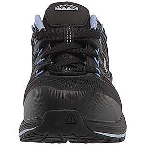 KEEN Utility Women's Vista Energy Low Height Sneakers Composite Toe Industrial Work Shoes, Hydrangea/Black, 11 Wide