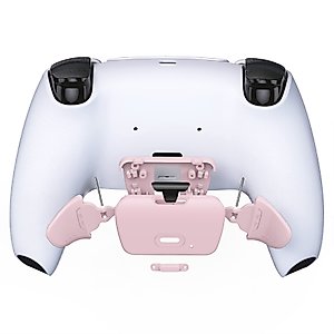 Cherry Blossoms Pink Replacement Redesigned K1 K2 Back Button Housing Shell for PS5 Controller eXtremerate Rise Remap Kit - Controller & Rise Remap Board NOT Included