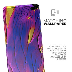 DesignSkinz Liquid Abstract Paint V9 Protective Vinyl Decal Wrap Skin Cover Compatible with The Samsung Galaxy S20 (Screen Trim & Back Glass Skin)