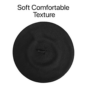 Parquet Cotton French Beret Hat for Women Casual and Chic - Boinas de Mujer para el Frio