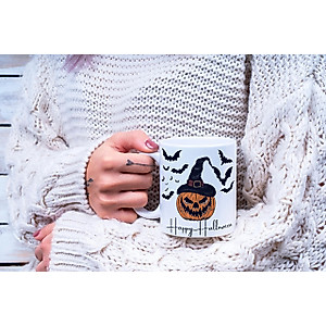 Halloween Mug, 12oz Ceramic Mug, Dishwasher and Microwave Safe, High Quality Sublimation, Perfect Gift For Halloween, Perfect Fall Gift, By Blair's Best Gifts LLC