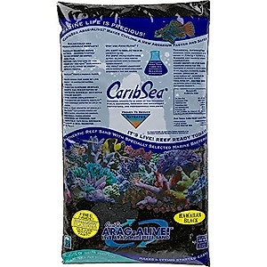 Carib Sea Arag-Alive Substrate, Hawaiian Black, 20 lb.