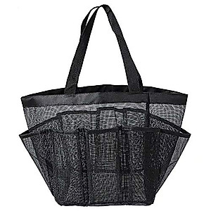 Portable Mesh Shower Caddy, Quick Dry Shower Tote Hanging Bath & Toiletry Organizer Bag