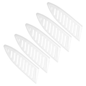 PATIKIL PP Safety Knife Cover Sleeves for 3.5" Paring Knife, 5 Pack Knives Edge Guard Blade Protector Universal Knife Sheath for Kitchen, White
