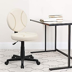 Flash Furniture Jonathan Baseball Swivel Task Office Chair