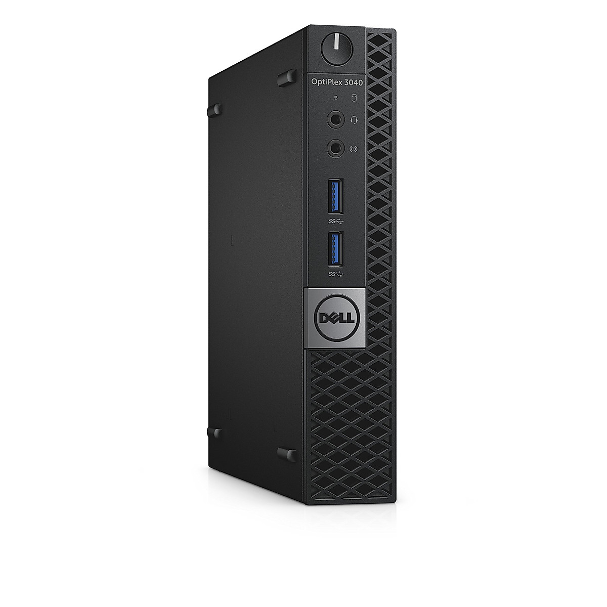 Dell XPWC6 OptiPlex 3040 Micro Desktop, Intel Pentium G4400T, 4GB RAM, 500GB HDD, Black