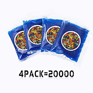 Anstoy Gel Ball Blaster Parts Tool Accessories Including - 20000 pcs Gel Balls | 2 pcs Pineapple Bottle | 2 pcs Bottle Holder