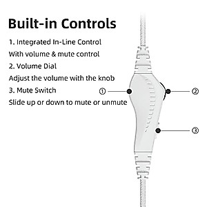 Mytrix Sakura Pink Cherry Blossoms Gaming Headset, 360° Rotation Mic, Soft Earmuff Headphone for PS4, PS5, Xbox, PC & MAC, Switch, RGB Gradient Light Effect