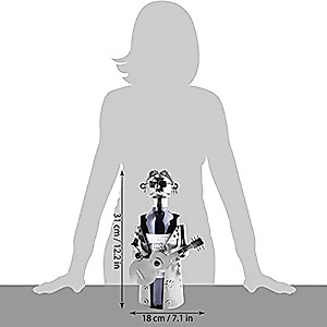 BRUBAKER Wine Bottle Holder Rockstar Guitarists, Guitar Player - Decoration