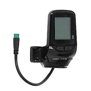Ebike LCD Display Meter, Low Failure Rate Electric Bike Odometer Waterproof Electronic Panel Speedometer for E Scooter Replacement
