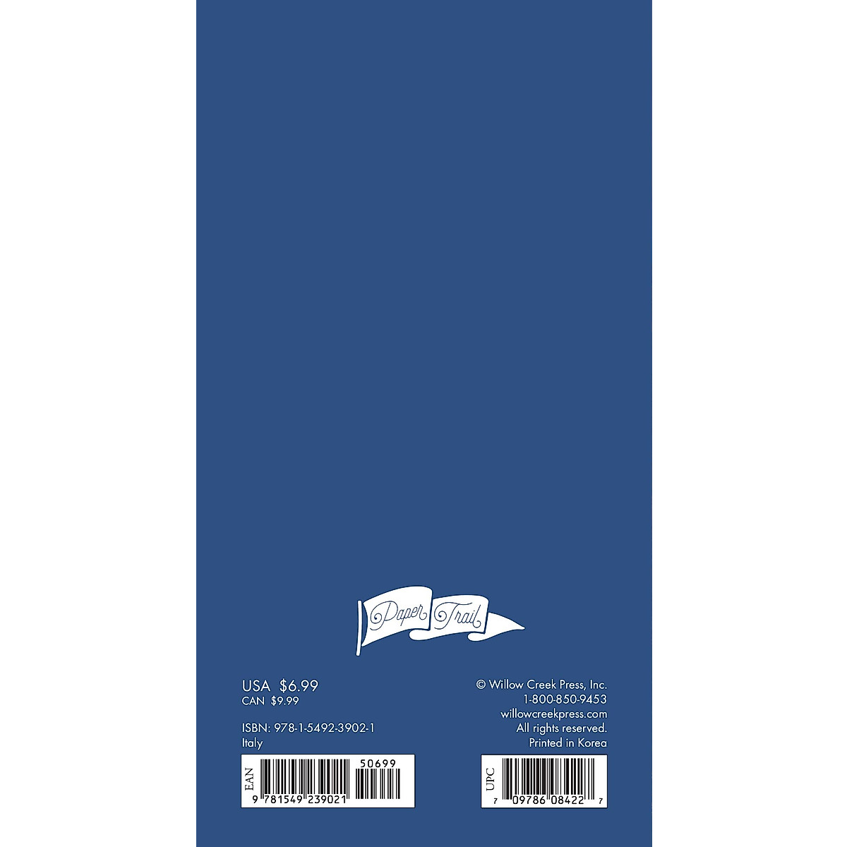 Willow Creek Press Italy 2-Year January 2024 - December 2025 Monthly Pocket Planner (3.5" x 6.5")