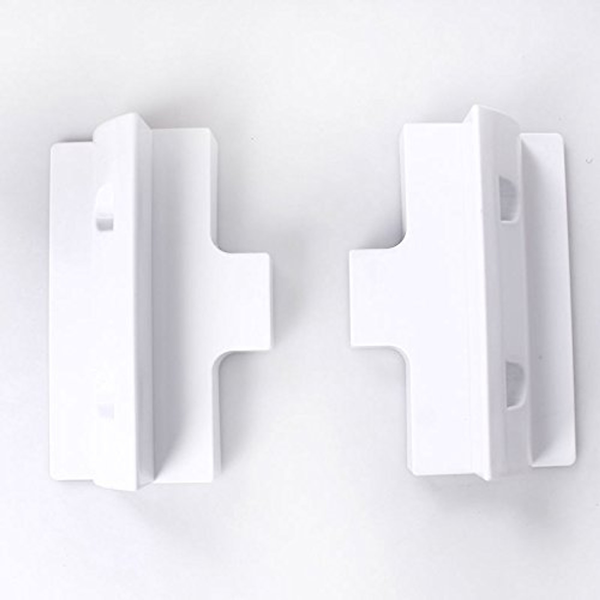 NUZAMAS Set of 2 White Solar Panel Mounting Bracket Caravan RV Motorhome Boat Side Mount Roof Installation