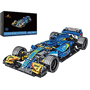 JMBricklayer F1 Race Car Building Sets for Adults, 1:10 MOC Model Cars Toys Construction Set, Ideal Racing Vehicles Gifts for Adults Men Women Boys Teens, Collectible Home Decor 61124