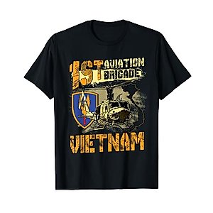 1st aviation brigade Vietnam Veteran Pilot , Door Gunner T-Shirt