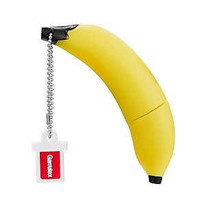 GARRULAX USB Flash Drive, 8GB / 16GB / 32GB Novelty Cute Cartoon USB Memory Stick Date Storage Pendrive Thumb Drives for Kids Children Collegue Student (32GB, Banana)