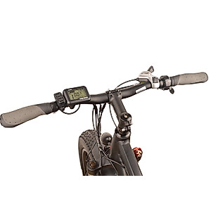 DJ Fat Bike 750W 48V 13Ah Power Electric Bicycle, Matte Black, LED Bike Light, Suspension Fork and Shimano Gear