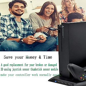 3D Analog Joystick Sensor Thumbstick Sensor Module Replacement for PS4 /PS4 PRO / PS4 SLIM DualShock 4 Controller