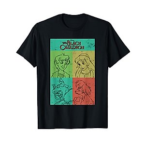 Disney The Black Cauldron Character Grid T-Shirt