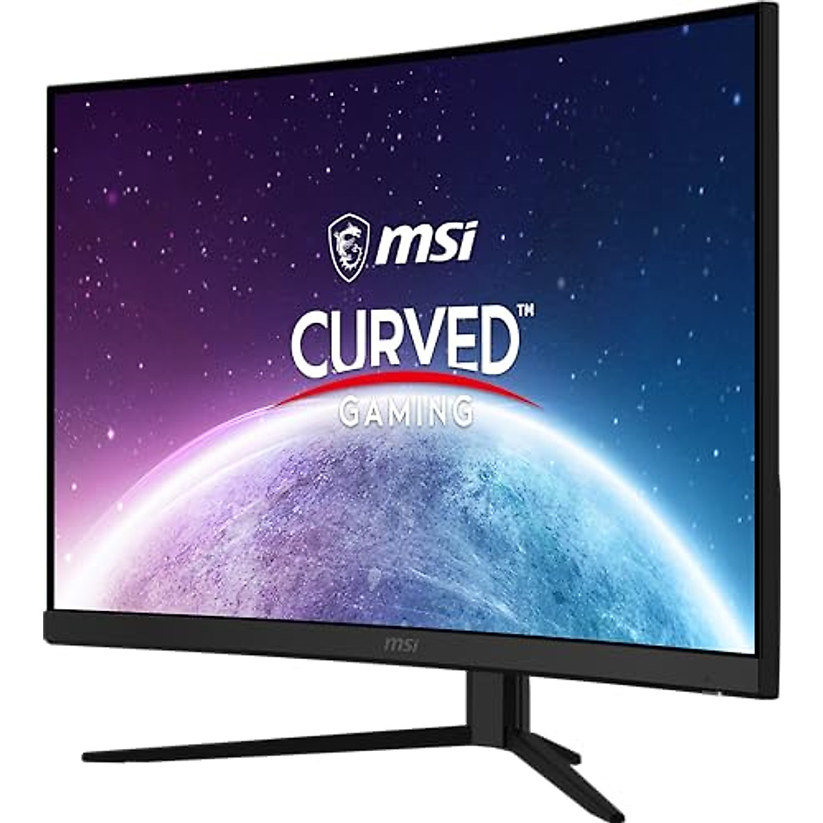 MSI G32C4X, 32" Gaming Monitor, 1920 x 1080 (FHD) Curved Gaming Monitor, 1 ms, 250Hz, FreeSync, 1500R, HDMI, DisplayPort, Tilt Adjustable, Black