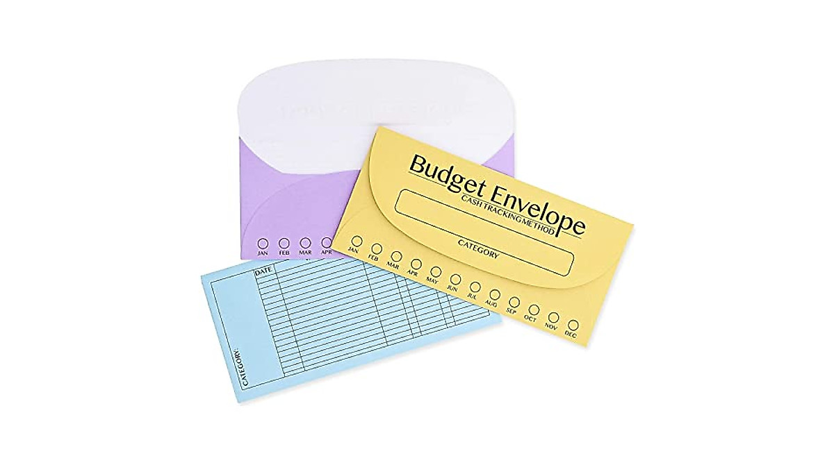 96 Budget Envelopes Pack for Cash & Expense Tracking | Juvale