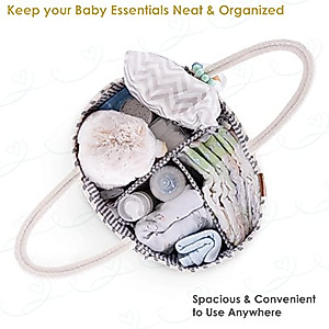 Baby Glory Unisex Diaper Caddy, Diaper Caddy Organizer, Baby Diaper Caddy for Baby Boy with Free Diaper Wet Dry Bag, Greeting Card and Ribbon