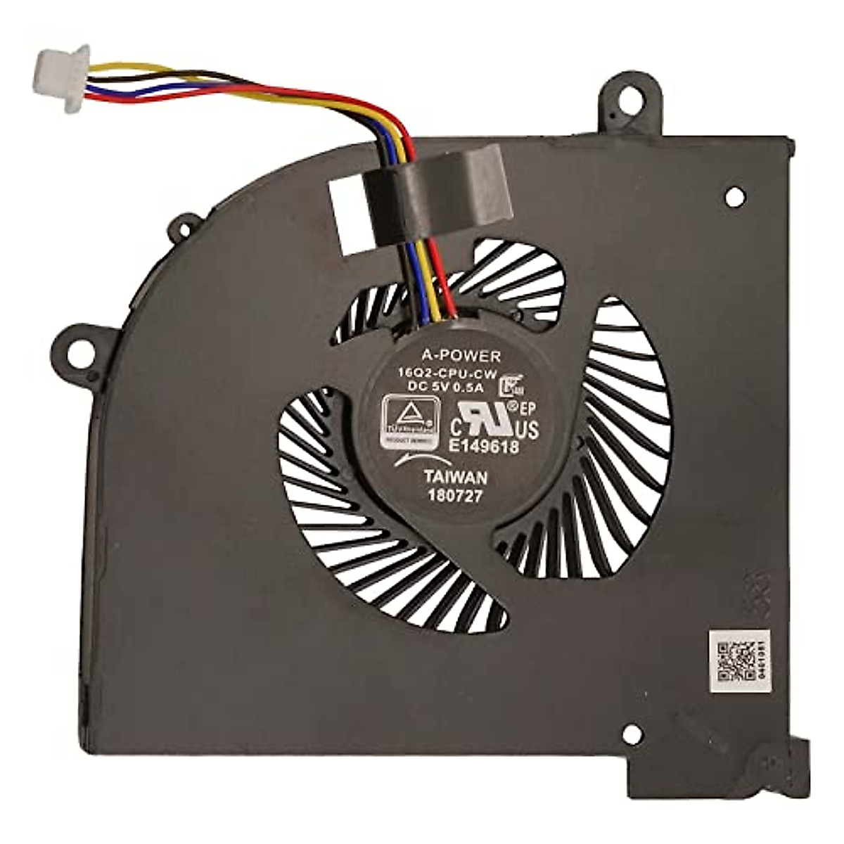 Laptop CPU Cooling Fan Replacement for 16Q2-CPU-CW Fit for MSI GS65 GS65VR MS-16Q2 Series