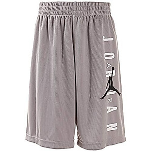 Nike Air Jordan Boys' Mesh Gray Basketball Shorts Size M