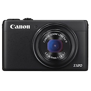 Canon digital camera PowerShot S120 (black) F value 1.8 24 mm wide-angle 5 x optical zoom PSS120 (BK) - International Version (No Warranty)