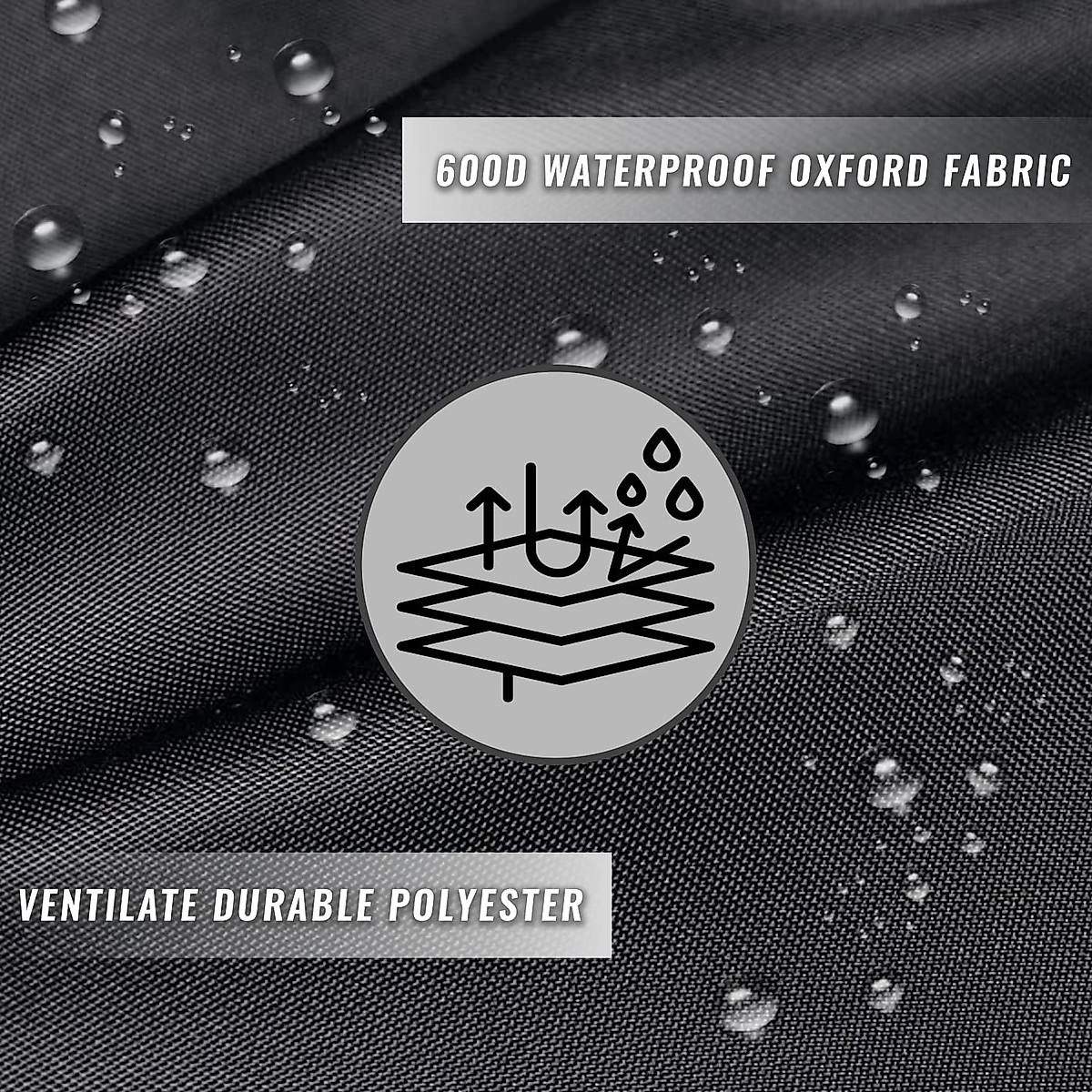 Outdoor Patio Cushion Storage Bags 68Inch 600D Waterproof Extra Large Patio Furniture Cover Cushion Storage Bag with Handle and Zipper for Garden Pillow Seat Pads Protective Cover