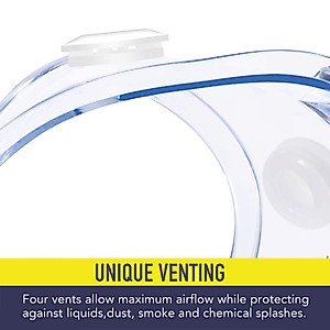 YunTuo 2 pack Safety Goggles, Adjustable,Lightweight Anti-Fog Protective Safety Glasses, Eye Protection, White