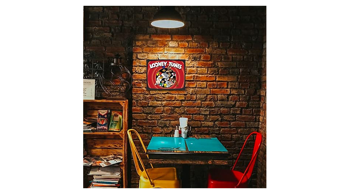 Looney Tunes Family Tin Sign - Vintage Wall Decor