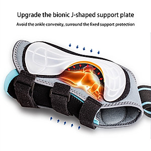 Ankle Support Brace Inside and Outside Support for Pain Relief Injury Recovery Strain or Sprain Tendonitis Post-op Cast Support and Injuryprotection for Women and Men Ankle Brace,Small