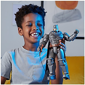 DC Comics, Battle Strike Batman 12-inch Action Figure, 5 Accessories, 20+ Sounds, Collectible Kids Toys for Boys and Girls Ages 3 and Up
