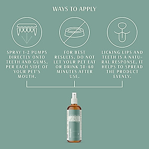 Everpath 2024 Upgraded Pet Fresh Breath Spray - 8 Fluid Ounces/236mls | Made in The USA | Enhances Dental and Gum Wellness | Supports Oral Care and Control Bad Breath | Natural Solution for Pets