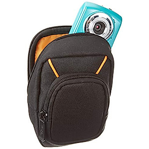 Amazon Basics Large Point and Shoot Camera Case - 6 x 4 x 2 Inches, Black