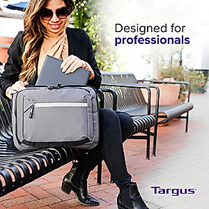Targus City Fusion Convertible Sling Messenger Bag for 13-14-Inch Laptops, MacBook Air Microsoft Dell Chromebook Lenovo and HP Laptop Case/Laptop Bag for Men/Women, Grey (TBM571GL)