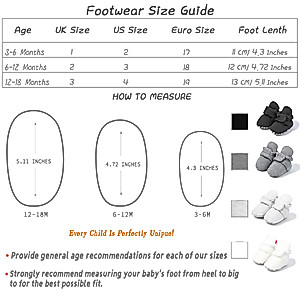 Sawimlgy Newborn Infant Baby Girl Boy Cotton Booties Stay On Sock Slippers Soft Bedroom Shoes Non-Skid Ankle Boots With Grippers Toddler Crib Warm Shoe First Walker