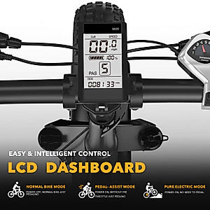 CYCROWN CycKnight Electric Bike for Adults Foldable 750W Ebike with 48V 12.5AH Removable Battery, Folding 20" x 4.0" Fat Tire Electric Bicycle Dual Shock Absorber Ebikes