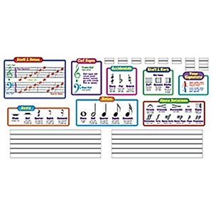 Music Symbols–Wipe-Off® Bulletin Board Set