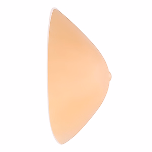 Witok Breast Prosthesis Mastectomy Silicone Breast Forms Triangle Shape for Breast Cancer Patients Only One Piece
