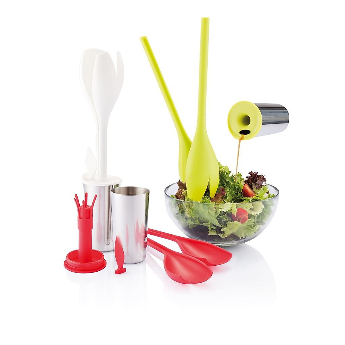 XD Design Tulip Salad Set White, 9x9x28 cm